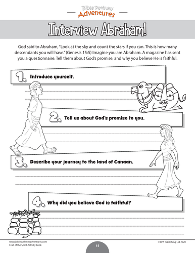 Faithfulness: Fruit of the Spirit Activity Book & Lesson Plan ...