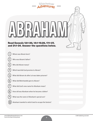 Faithfulness: Fruit of the Spirit Activity Book & Lesson Plan ...