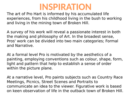 Pro Hart Australia Art | Teaching Resources