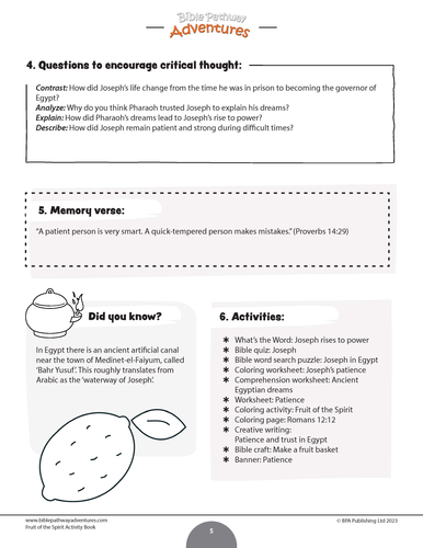 FREEBIE Fruit of the Spirit Activity Book | Teaching Resources