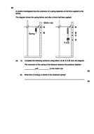 Hooke's law - Physics GCSE | Teaching Resources
