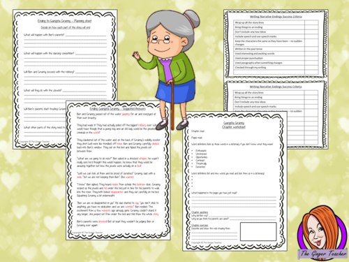 Writing Story Endings; Complete Lesson – Gangsta Granny | Teaching ...