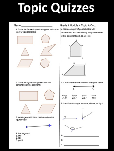Grade 4 Math Module 4 Topic B, lessons 5-8: Smart Bd, Stud Pgs, Mid-Mod ...