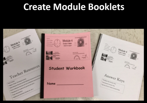 Grade 4 Math Module 4 Topic D, lessons 12-16: Smart Bd, Stud Pgs, End ...