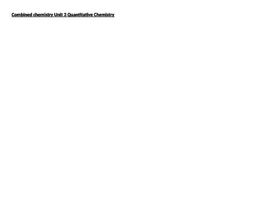Lesson 1 - Conservation of Mass | Teaching Resources
