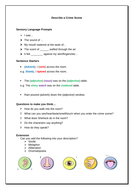 Describe a Crime Scene -Descriptive/CreativeWriting lesson | Teaching ...