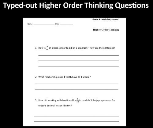Grade 4 Math Module 6 Topic C, lessons 9-11: Smart Bd, Stud Pgs ...