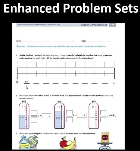 Grade 4 Math Module 6 Topic D, lessons 12-14: Smart Bd, Stud Pgs ...