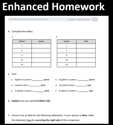 Grade 4 Math Module 7 Topic B, lessons 6-11: Smart Bd, Stud Pgs ...