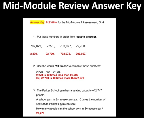 New York State Math State Test Prep: Grade 4 Skills Review | Teaching ...