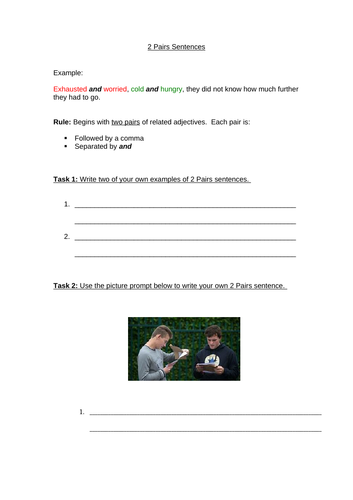 Worksheets to consolidate understanding of Alan Peat sentences ...