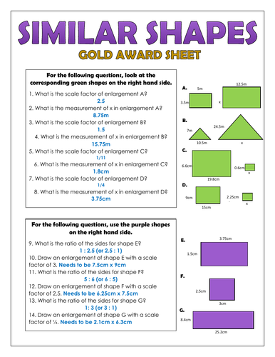 Similar Shapes! | Teaching Resources