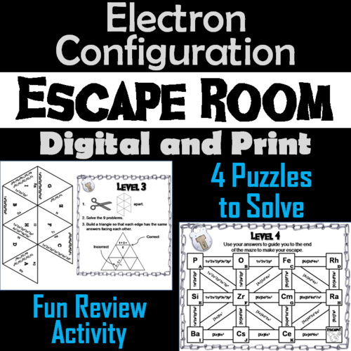 Chemistry Escape Room Bundle | Teaching Resources