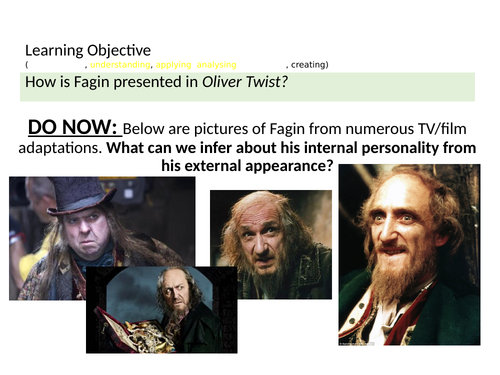 OLIVER TWIST - Character of Fagin | Teaching Resources