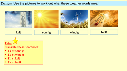 Weather / Das Wetter | Teaching Resources