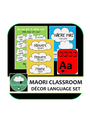 Maori Language Classroom Decor Set - Word & Phrase Posters, Birthday ...