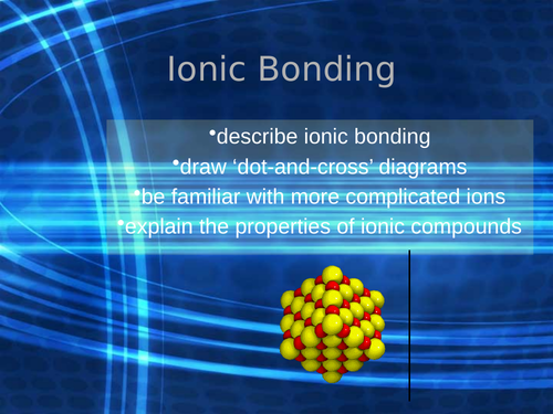 Ionic bonding | Teaching Resources