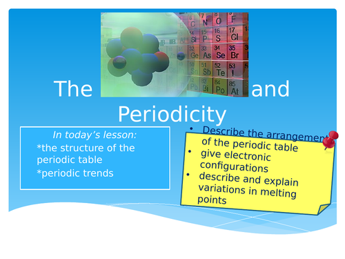 A level chemistry: periodicity | Teaching Resources
