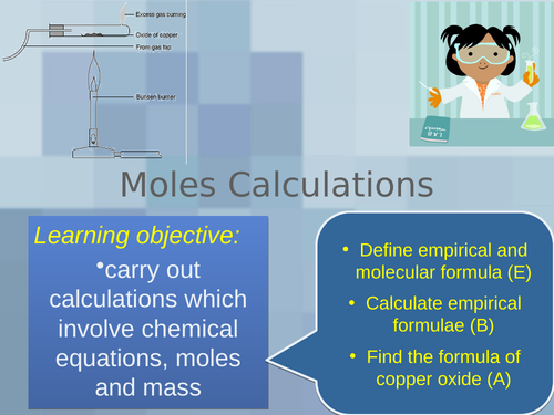 Moles for A level chemistry | Teaching Resources