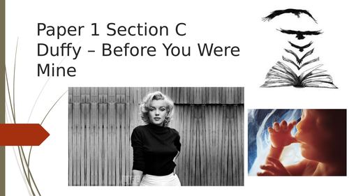 'Before You Were Mine' by Carol-Ann Duffy for AQA English Language and ...