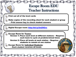 Naming Ionic Compounds: Chemistry Escape Room - Science | Teaching ...