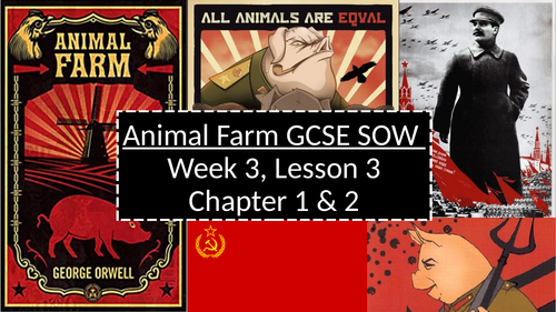 48 Lesson Animal Farm AQA GCSE Scheme of Work - Fully Resourced ...