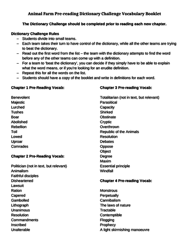 48 Lesson Animal Farm AQA GCSE Scheme of Work - Fully Resourced ...