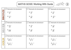 GCSE Maths: Working with Surds (Grade 7-9) | Teaching Resources