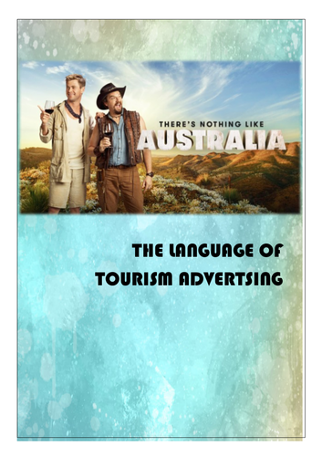Tourism Advertising | Teaching Resources