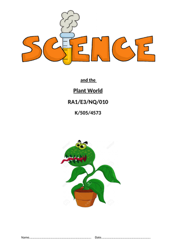 Science and the Plant World | Teaching Resources