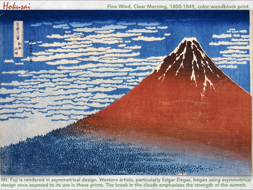 HOKUSAI Katsushika Hokusai Art JAPAN woodblock color print - 252 Slides ...