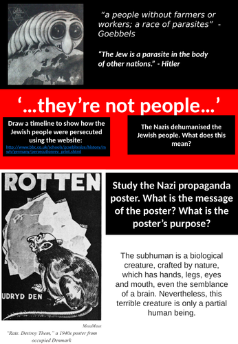 The Boy in the Striped Pyjamas Chapters 4 and 5 | Teaching Resources