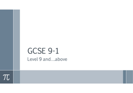 MATHS GCSE_Level 9 and Above | Teaching Resources