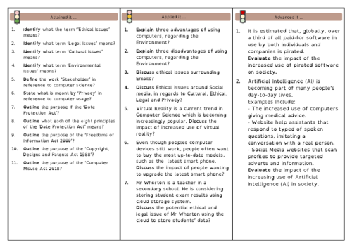 OCR J277 - Revision Question Cards - Computer Science GCSE | Teaching ...
