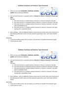 GCSE Ambitious Vocabulary and Sentence Variety Booster (AO6) | Teaching ...