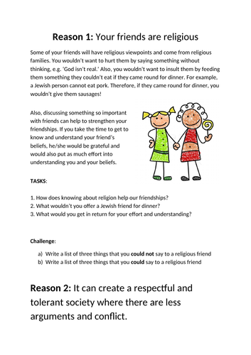 Introduction to Religious Studies: Why study RE/RS? Whole Lesson ...