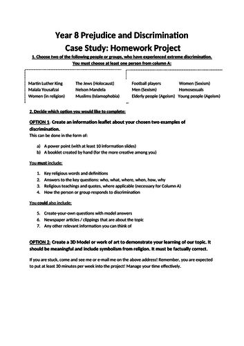 Prejudice & Discrimination Unit: What is Prejudice and Discrimination ...