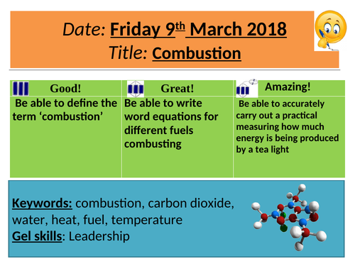 KS3 (Y7) Chemical Reactions Scheme of Work | Teaching Resources