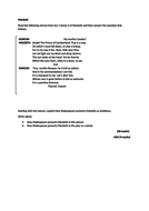 Macbeth AQA English Literature exam questions with extracts | Teaching ...