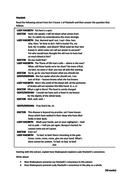 Macbeth AQA English Literature exam questions with extracts | Teaching ...