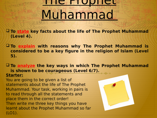 The life of the Prophet Muhammad | Teaching Resources