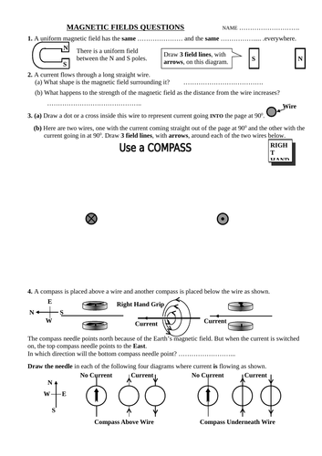 MAGNETIC FIELDS | Teaching Resources