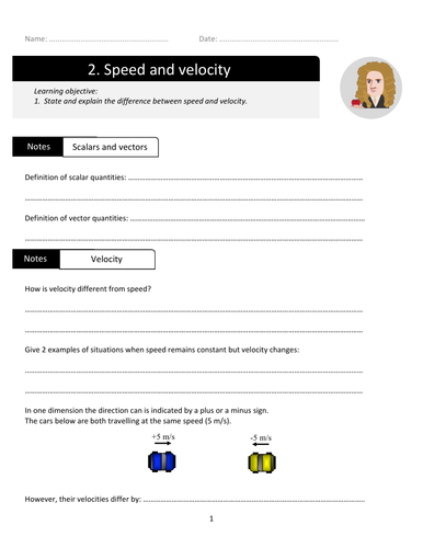 GCSE Physics Forces and Motion Bundle (7 topics) | Teaching Resources