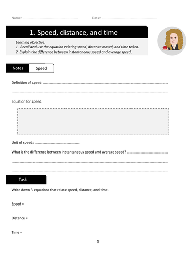 GCSE Physics Forces and Motion Bundle (7 topics) | Teaching Resources