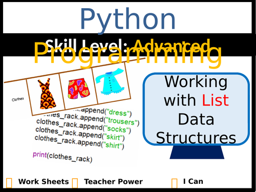 Python Programming – Working with 1d Lists/Arrays (Skill Level ... Python Programming – Working with 1d Lists/Arrays (Skill Level ...