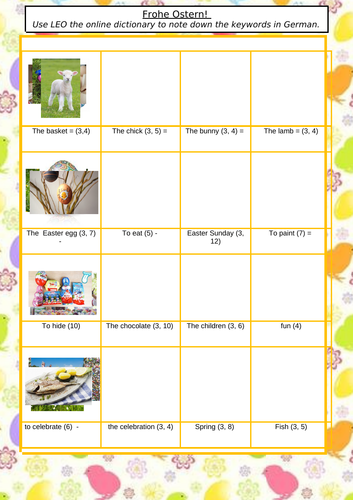 Differentiated worksheets on celebrations in Germany. Weihnachten ...