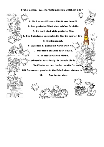 Differentiated worksheets on celebrations in Germany. Weihnachten ...