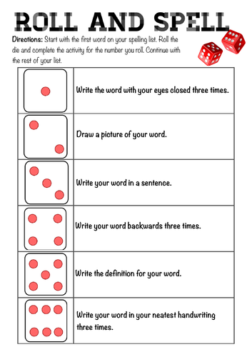 Fun Spelling activities | Teaching Resources