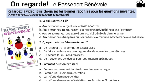Le bénévolat: Quelles valeurs pour ceux qui aident? A Level French ...