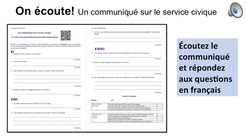 Le bénévolat: Quelles valeurs pour ceux qui aident? A Level French ...